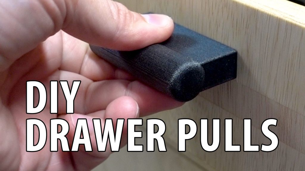DIY Custom Drawer Pulls / Drawer Handles & Jig / Template using 3D ...