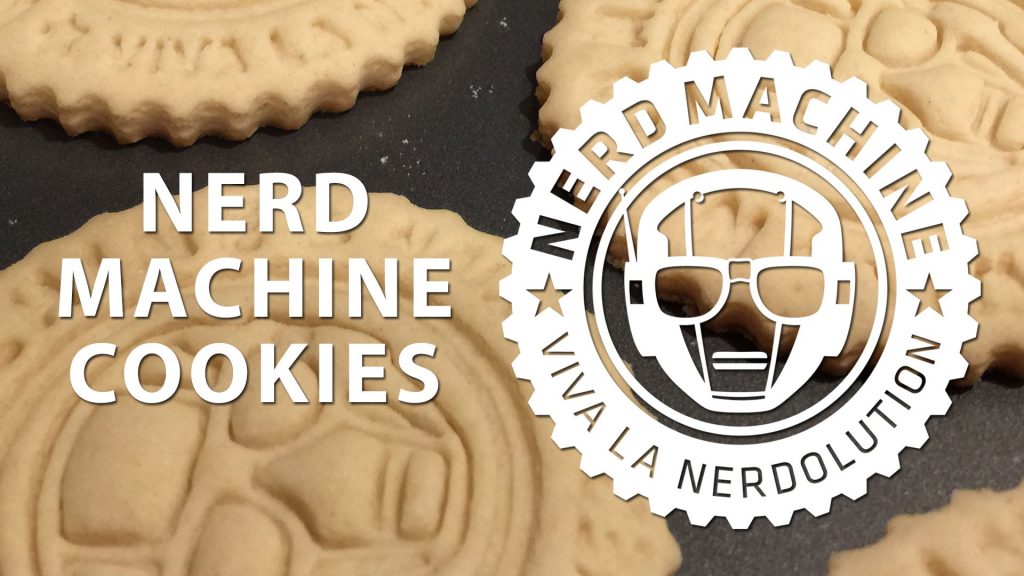 3D Printed Nerd Machine cookie cutter / tasty cookies! – 3D Printing Nerd