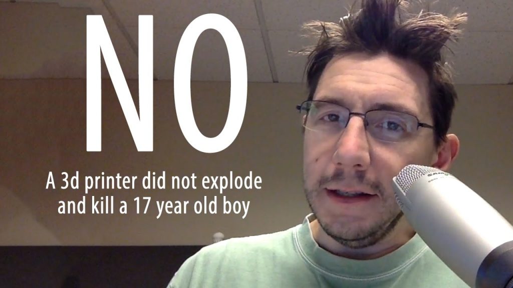 Did a 3D Printer Explode and Kill a 17 Year Old Boy? – 3D Printing Nerd