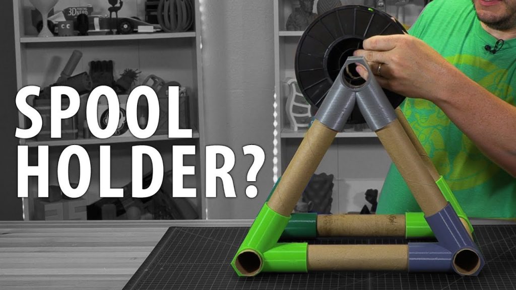 3D Printing a Spool Holder Using Paper Towel Cardboard Tubes – 3D ...