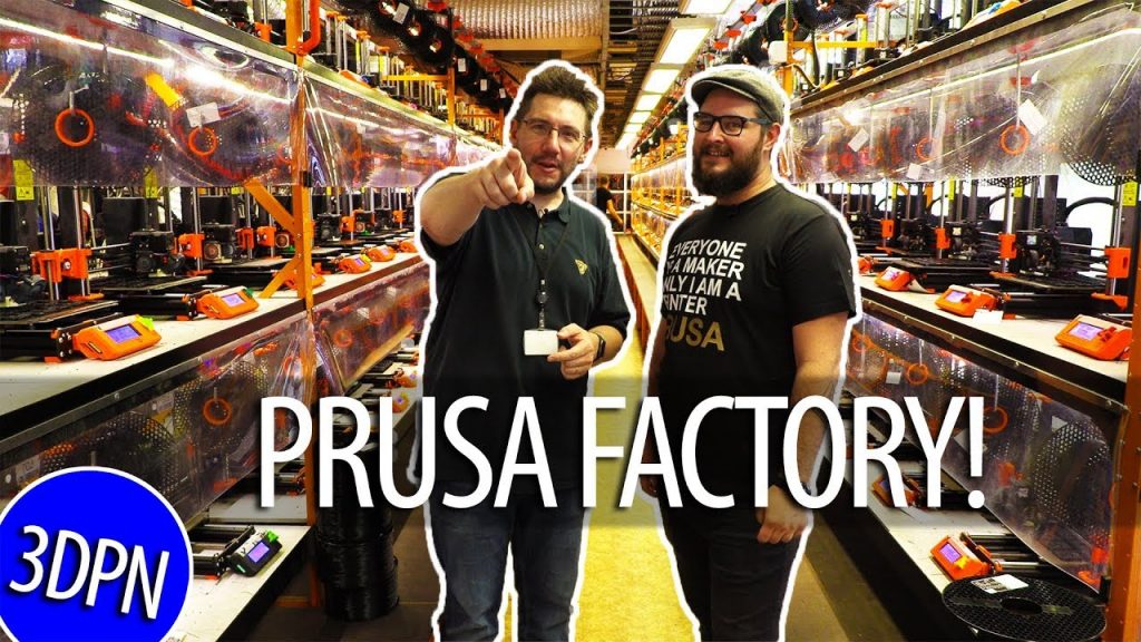 Prusa Factory Tour! Print Farm / Prusament / SL1 / MK3S / Prusa Lab ...
