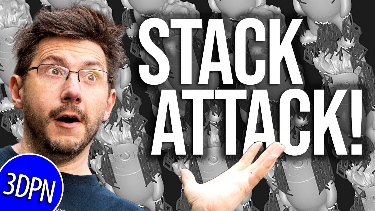 STACK ATTACK – miniJoel Resin Stack Printing LIVE! – 3D Printing Nerd