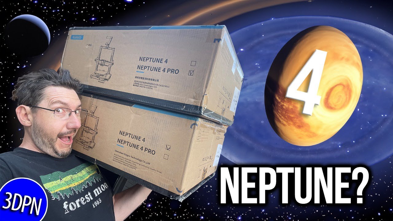 NEPTUNE 4 + 4 PRO // Live Unbox and First Prints! – 3D Printing Nerd