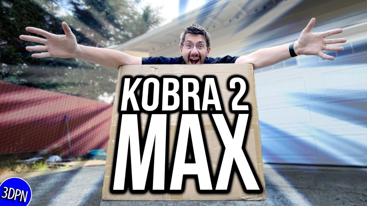 Kobra 2 MAX – WAS LIVE! Unbox & First Print! – 3D Printing Nerd