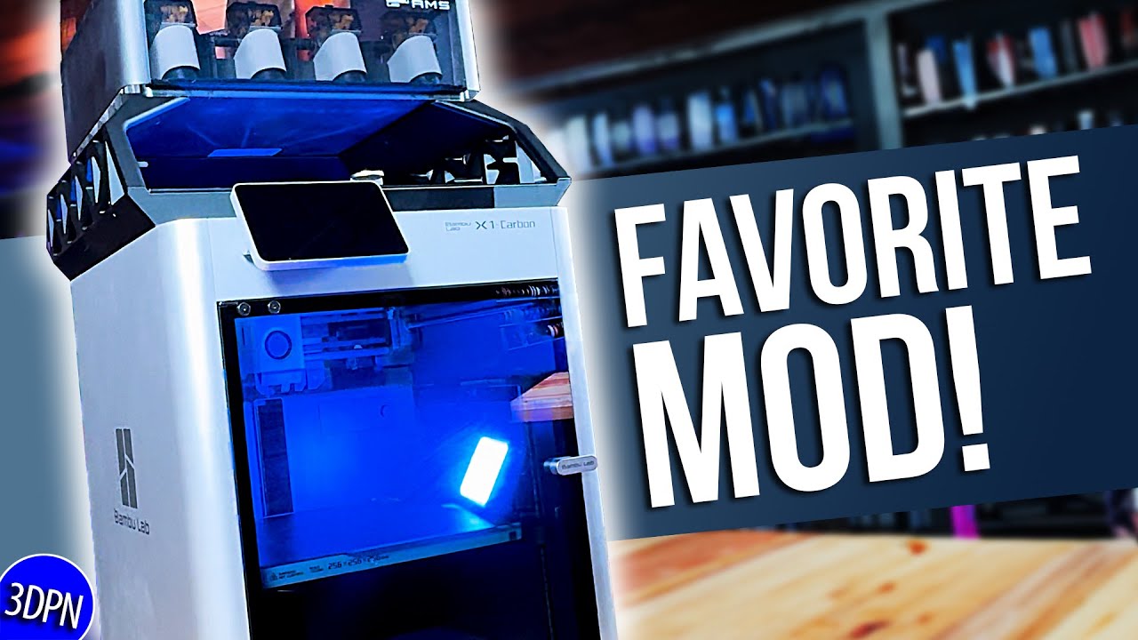MY FAVORITE Bambu X1 Carbon MOD! – 3D Printing Nerd