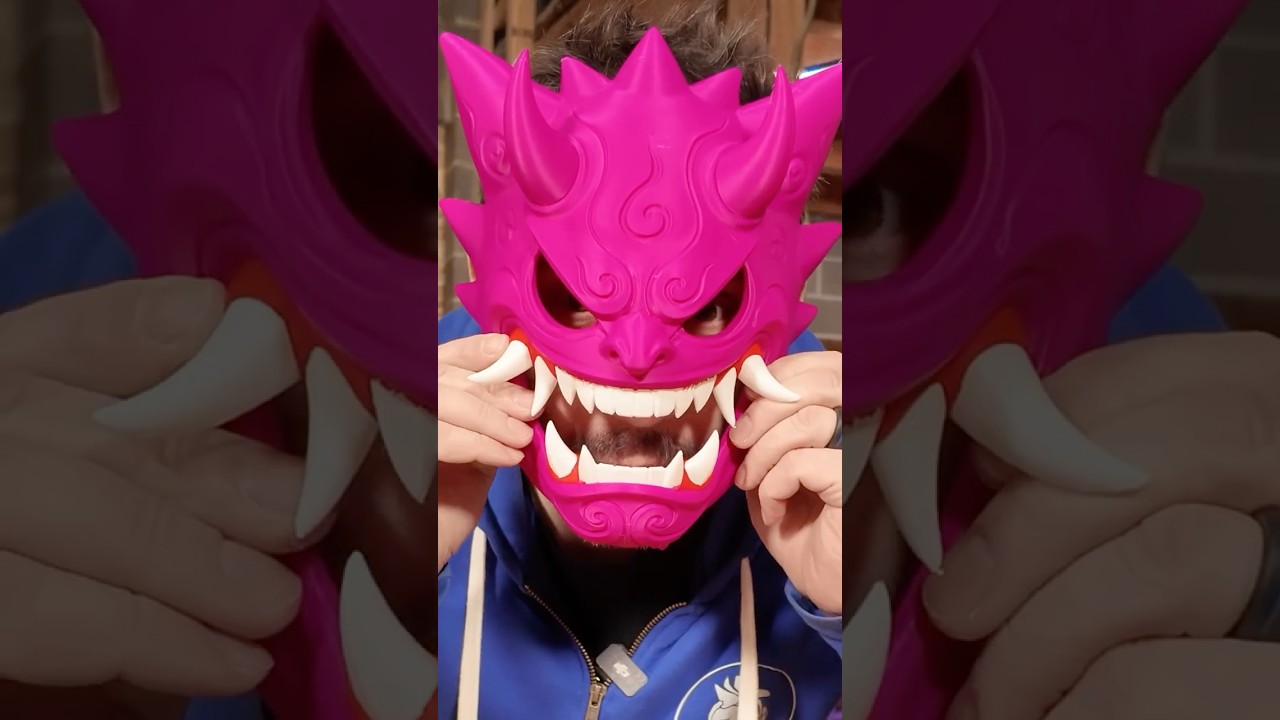 The Teeth GLOW! Pokemon Gengar Oni Mask! – 3D Printing Nerd